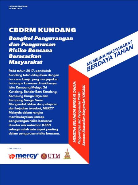CBDRM Kundang Selangor - MERCY MALAYSIA